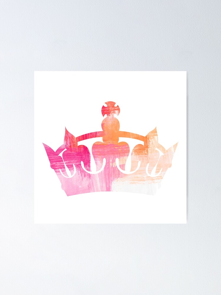 "Subtle Pride Flag Crown" Poster for Sale by -Gedwolcraeft- | Redbubble