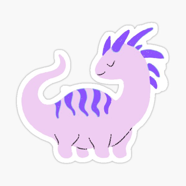 "Purple Dragon" Sticker by jayfowler9 | Redbubble