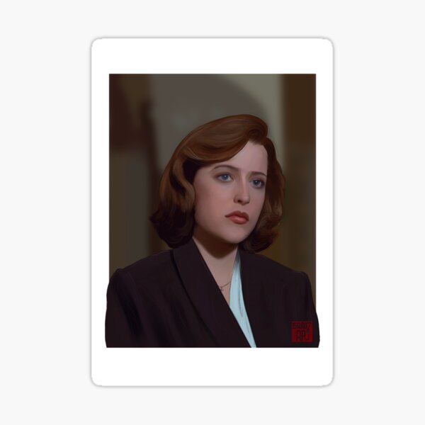 "Dana “I’m a medical doctor” Scully" Sticker by Sapphist74 | Redbubble