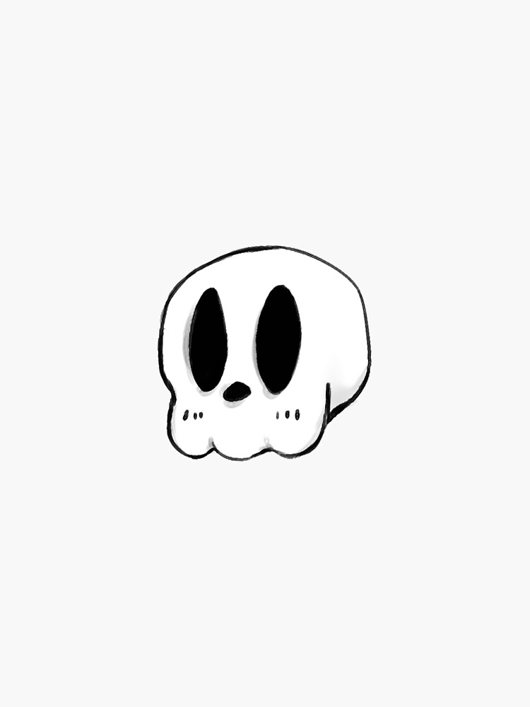 "Chibi Skull" Sticker by ShikigamiStudio | Redbubble