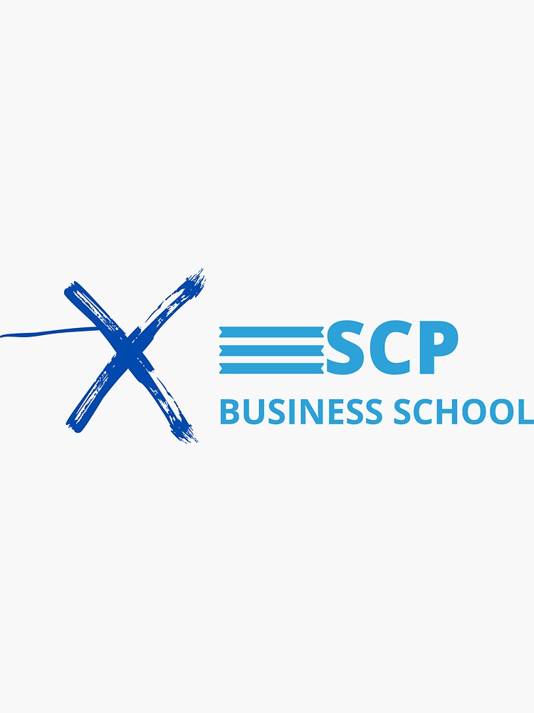 "ESCP Logo and Typography" Sticker for Sale by Sahil0786 | Redbubble