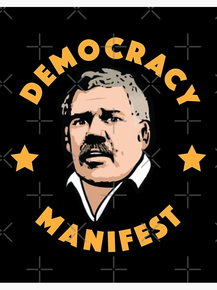 "Democracy Manifest" Art Board Print for Sale by crossesdesign | Redbubble