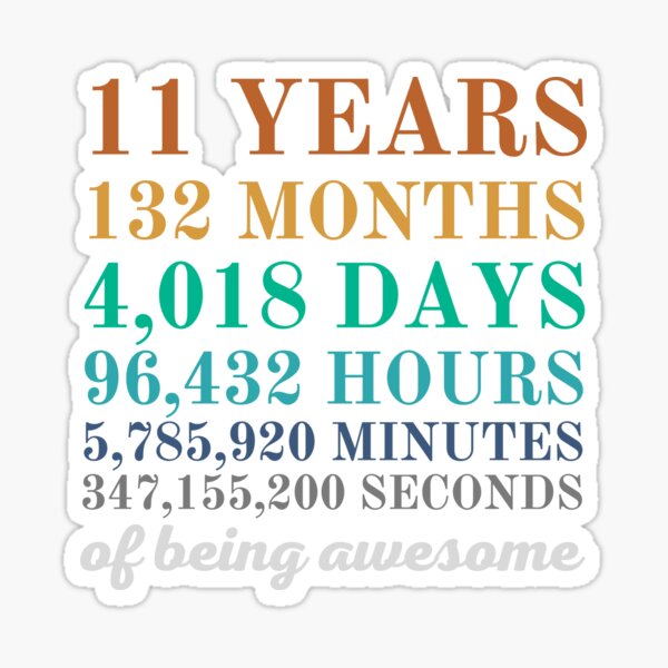 "11th Birthday Shirts, Eleventh Year Old Birthday Boy Girl Shirts, 11 ...