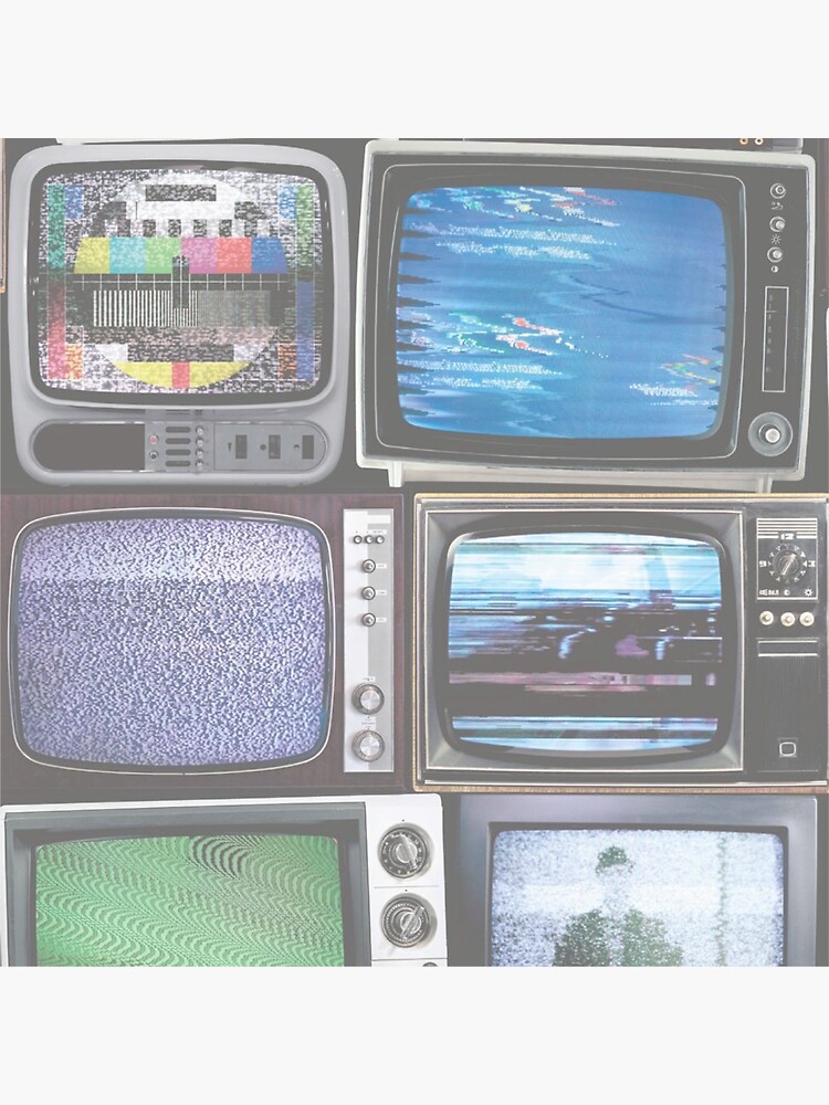 "TVs aesthetic sticker" Sticker for Sale by MariaGalfetti | Redbubble