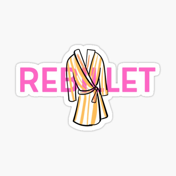 "Marc Rebillet Bath Robe" Sticker by gangwayscan | Redbubble