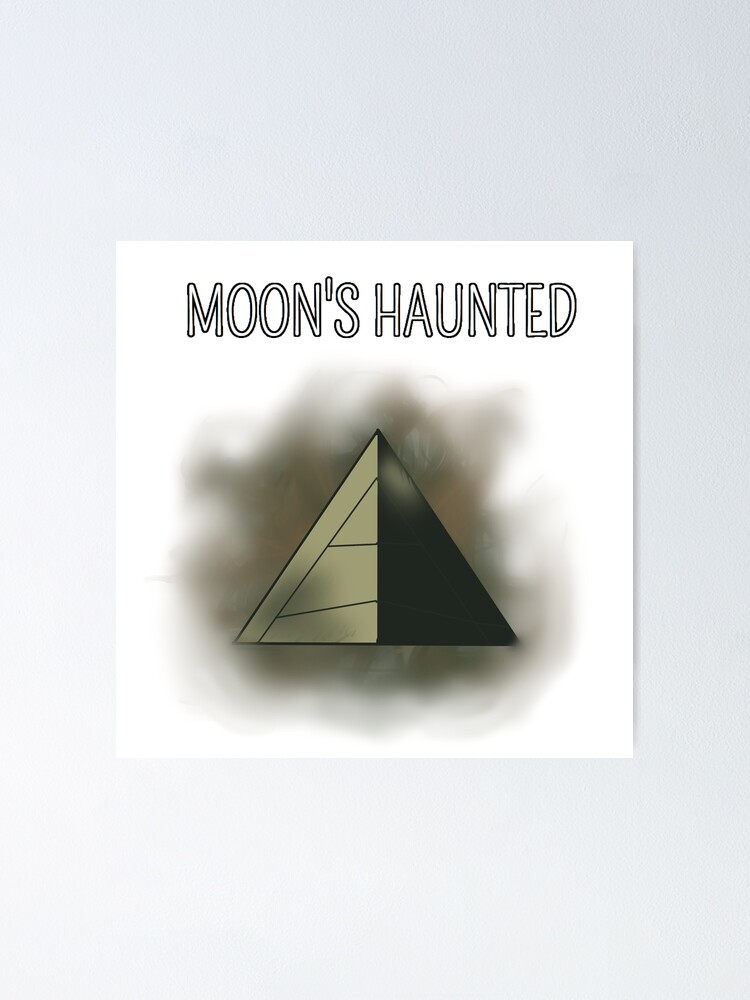 "Moon's Haunted" Poster for Sale by zareworks | Redbubble