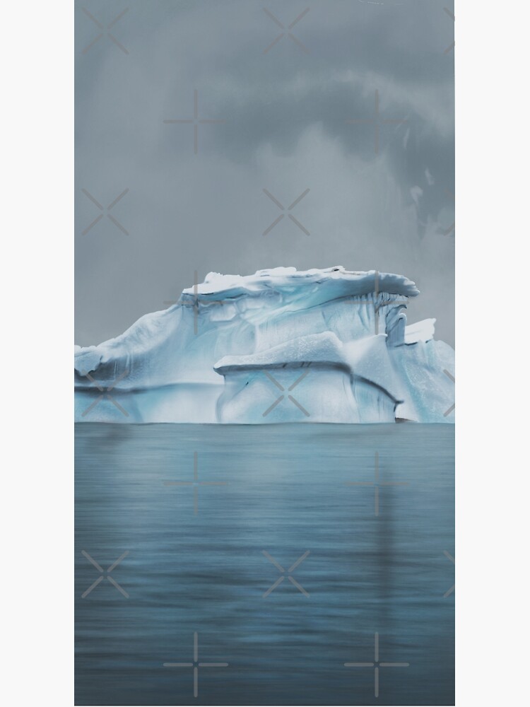 "Realistic Iceberg Illustration" Poster for Sale by Rika-Designs ...