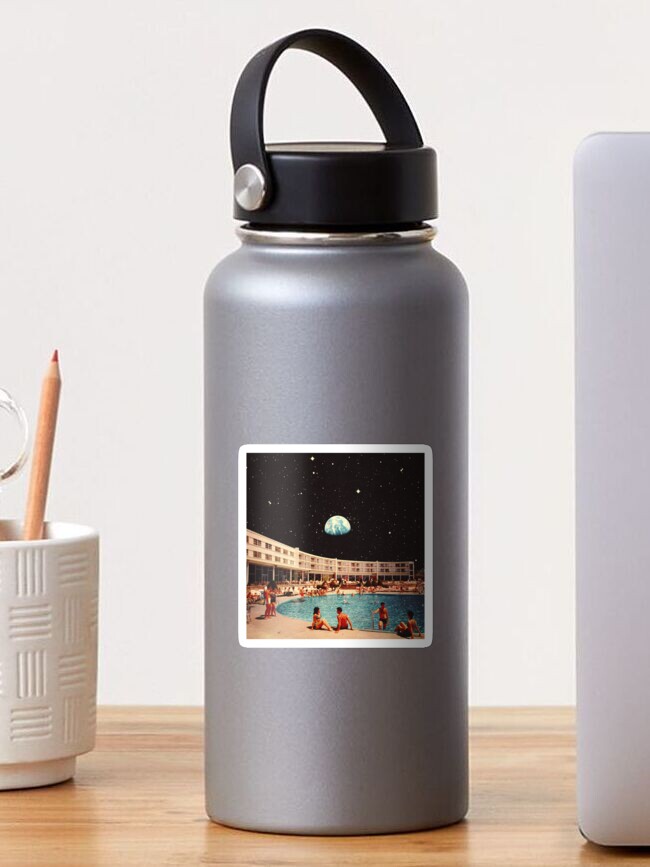 "Lunar Pool Life - Retro-Futuristic Holiday Resort, Science Fiction ...