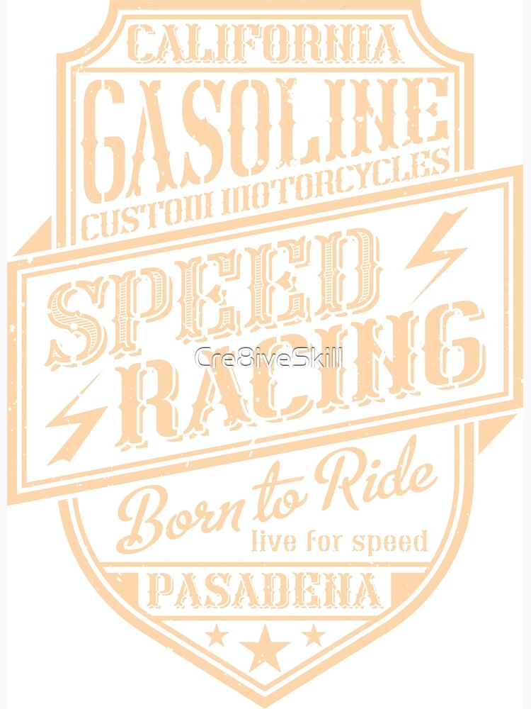 "Speed Racing Vector Art Design" Poster for Sale by Cre8iveSkill ...