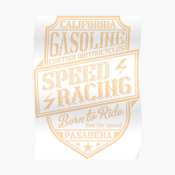 "Speed Racing Vector Art Design" Poster for Sale by Cre8iveSkill ...