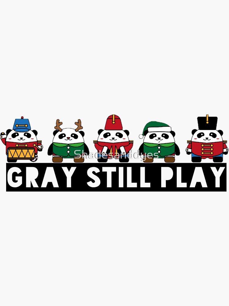 "Graystillplays." Sticker by Shadesanddyes | Redbubble