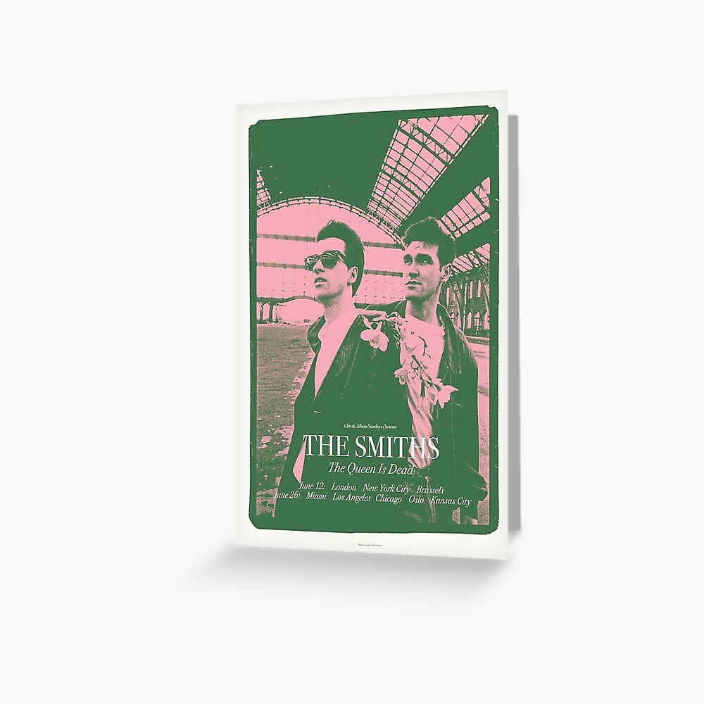 "The Smiths aesthetic fan art" Greeting Card for Sale by MariaGalfetti ...