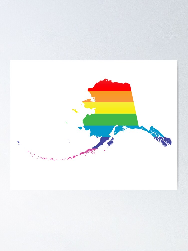 "rainbow alaska" Poster for Sale by chromatosis | Redbubble
