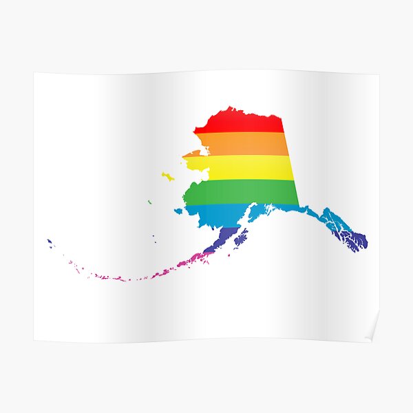 "rainbow alaska" Poster for Sale by chromatosis | Redbubble