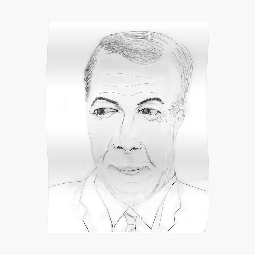 "Nigel Farage" Poster by camerawithlegs | Redbubble