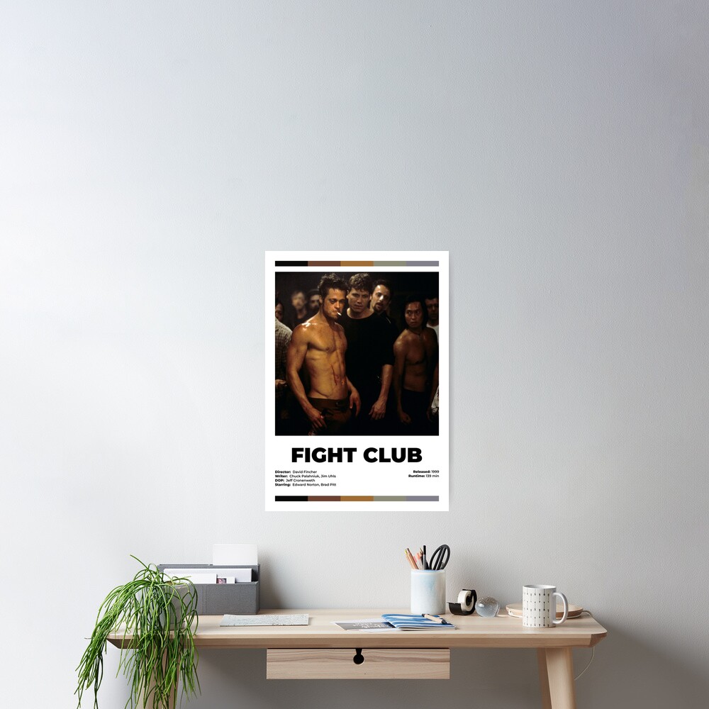 "Fight Club alternative modern movie poster" Poster for Sale by ...