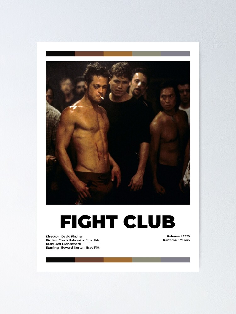"Fight Club alternative modern movie poster" Poster for Sale by ...