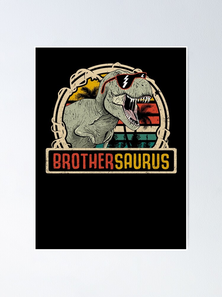 Póster «Brothersaurus T Rex Dinosaurio Hermano Saurus Familia ...
