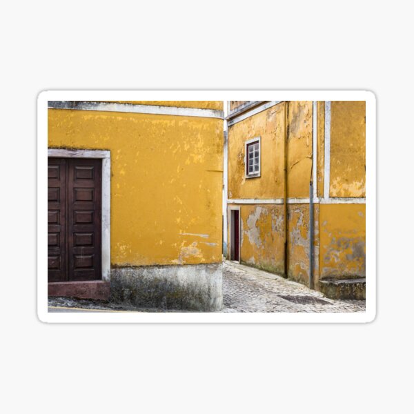 "Yellow houses" Sticker for Sale by mattwhitby | Redbubble