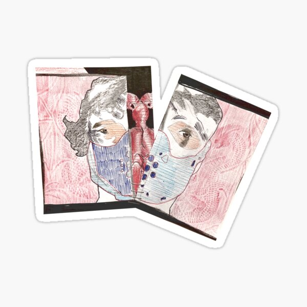 "Splitting" Sticker for Sale by hartandart | Redbubble