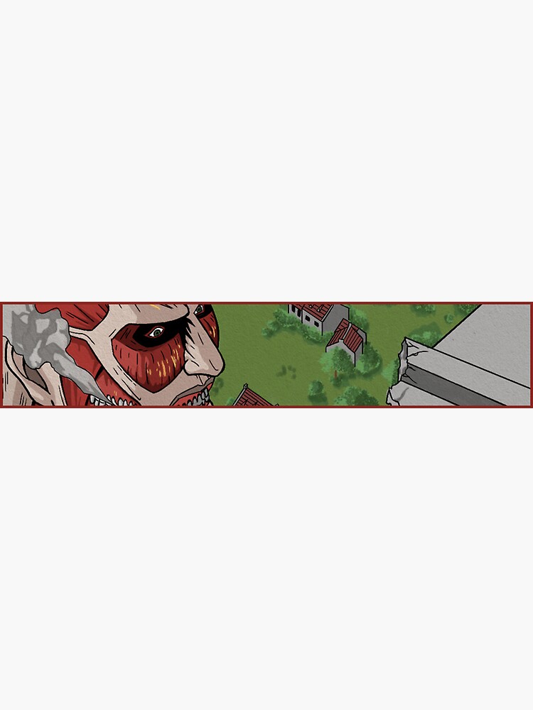"Colossal Titan" Sticker for Sale by Death-Berry | Redbubble