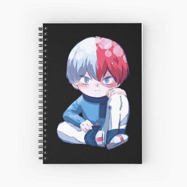 "My Hero Academia Chibi Todoroki Shoto" Spiral Notebook for Sale by ...