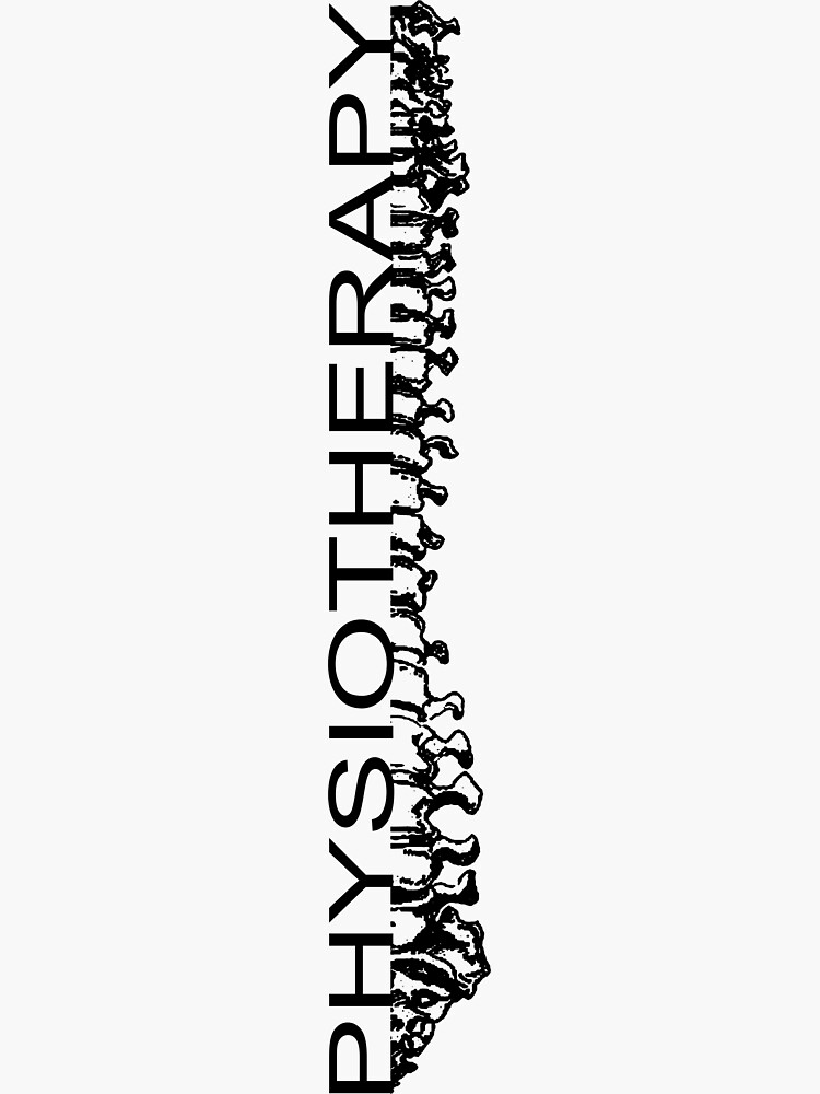"Physiotherapist spine" Sticker for Sale by Daniewane | Redbubble
