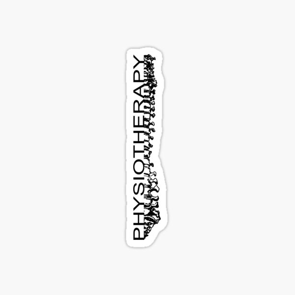 "Physiotherapist spine" Sticker for Sale by Daniewane | Redbubble