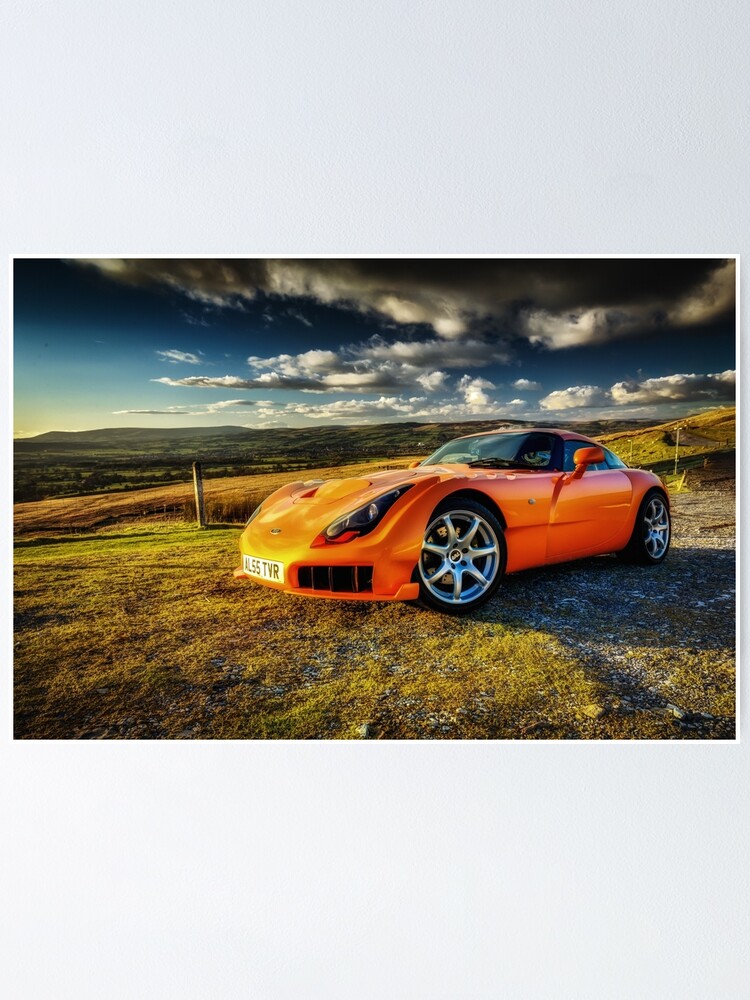 "TVR Sagaris Supercar " Poster by ademcfade | Redbubble