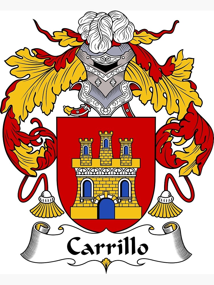 "Carrillo Coat of Arms/Family Crest" Canvas Print by carpediem6655 ...