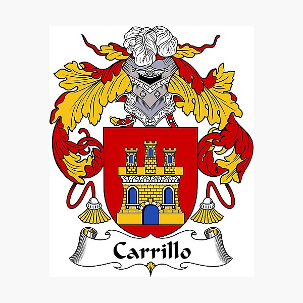 "Carrillo Coat of Arms/Family Crest" Photographic Print for Sale by ...