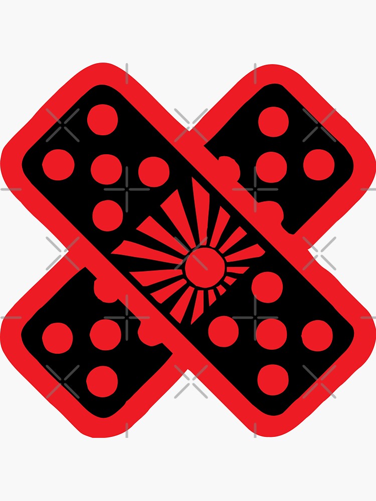 "JDM Band Aid Japan Rising Sun" Sticker by ozumdesigns | Redbubble