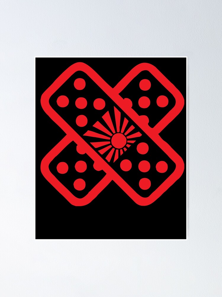 "JDM Band Aid Japan Rising Sun" Poster by ozumdesigns | Redbubble