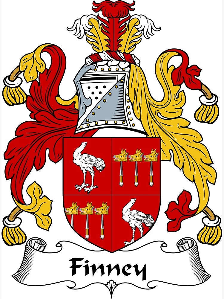 "Finney Coat of Arms / Finney Family Crest" Photographic Print by ...