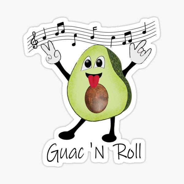 Digital Prints I Love Guac and Roll illustration Prints Art ...