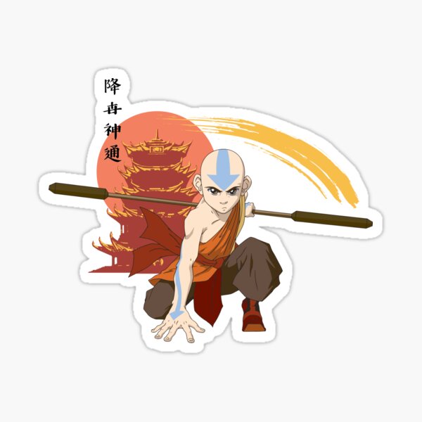 "Aang's Ready - Avatar the Last Airbender" Sticker for Sale by ...