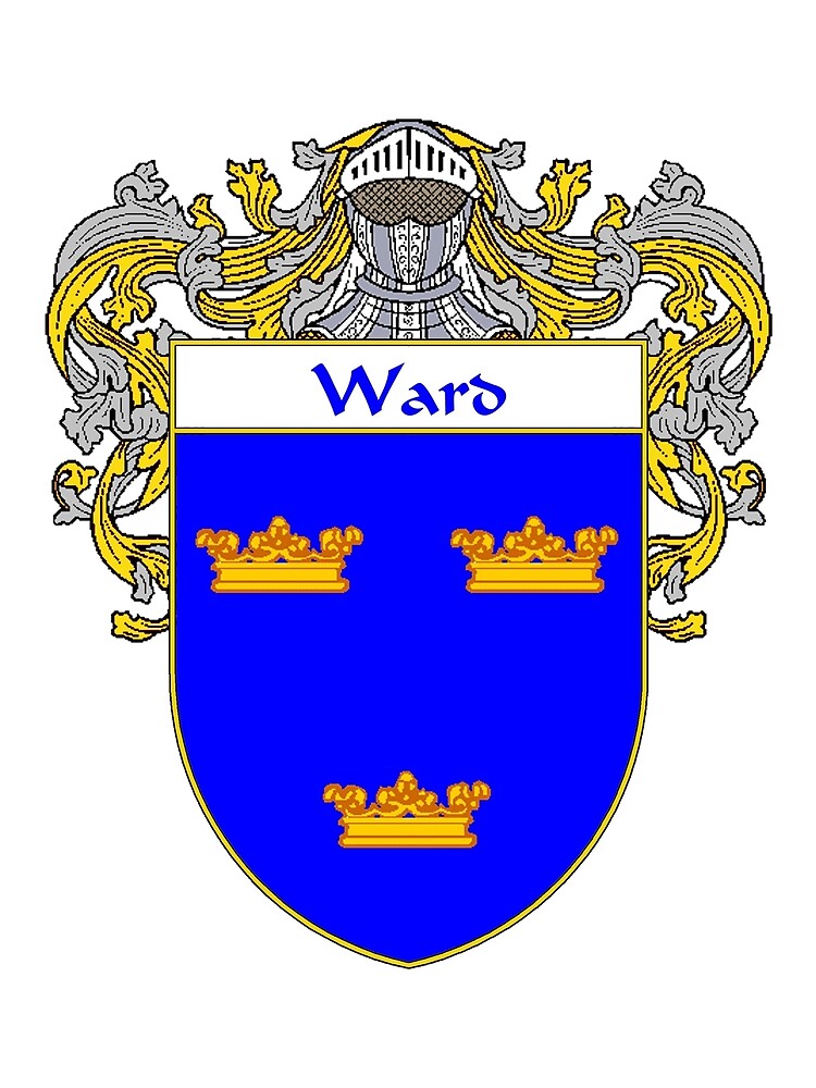 "Ward Coat of Arms / Ward Family Crest" Framed Art Print by IrishArms ...