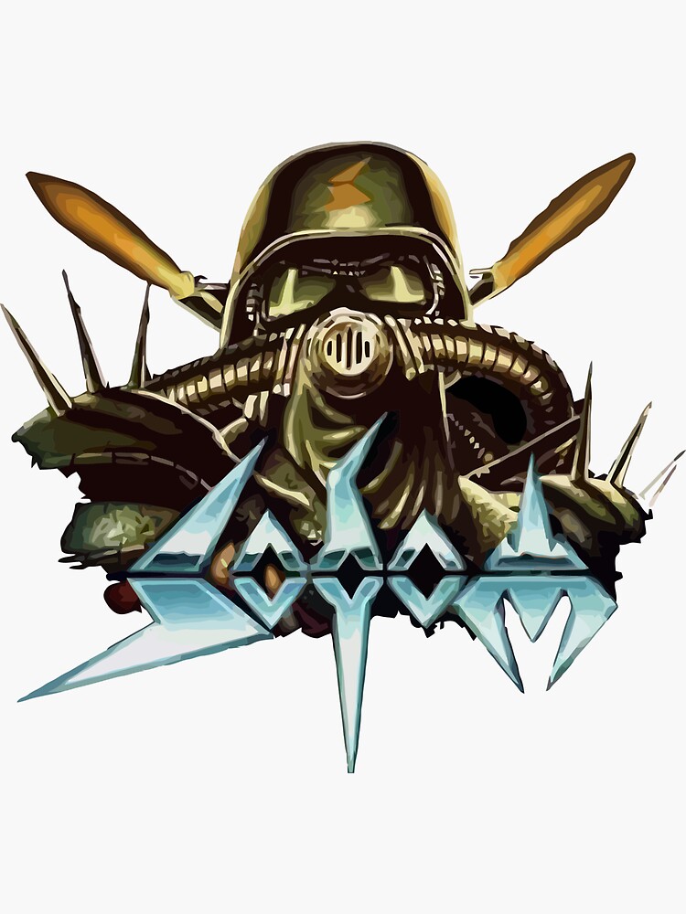 "Sodom Band Logo Merch" Sticker for Sale by sercydav | Redbubble
