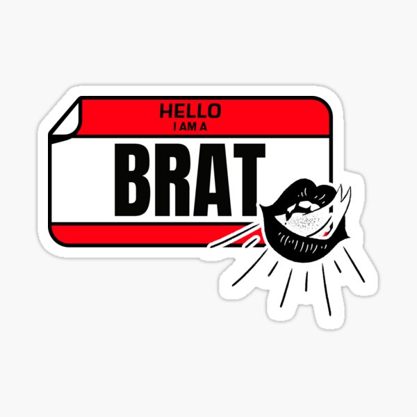 "Brat Starter Pack" Sticker for Sale by MonstersKink | Redbubble