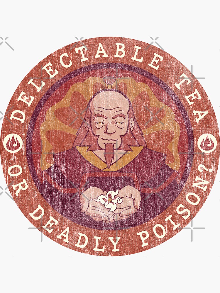 "Iroh's tea- Avatar the Last Airbender" Sticker for Sale by ...