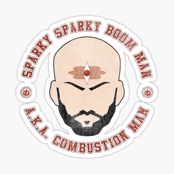 "Sparky Sparky Boom Man- Avatar the Last Airbender" Sticker for Sale by ...
