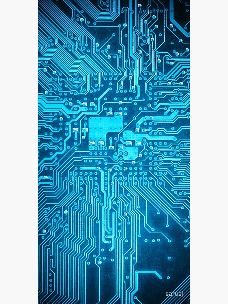 "Motherboard" Sticker by sarusj | Redbubble