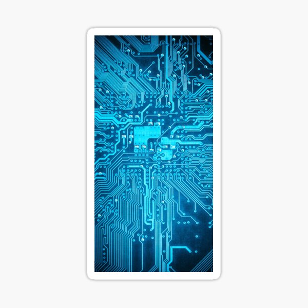 "Motherboard" Sticker by sarusj | Redbubble