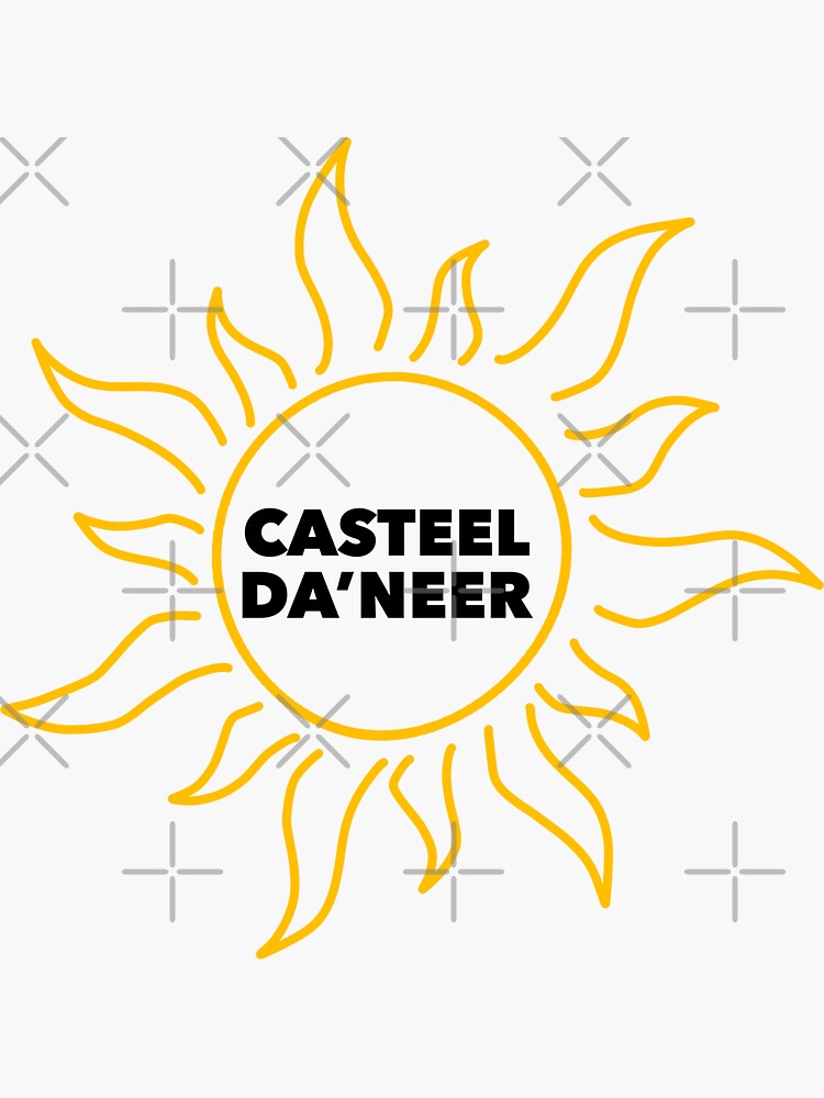 "Casteel Da’Neer - From Blood and Ash " Sticker for Sale by ForYouShop ...