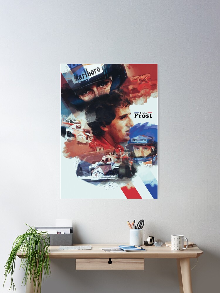"Alain Prost" Poster by Tracksters | Redbubble