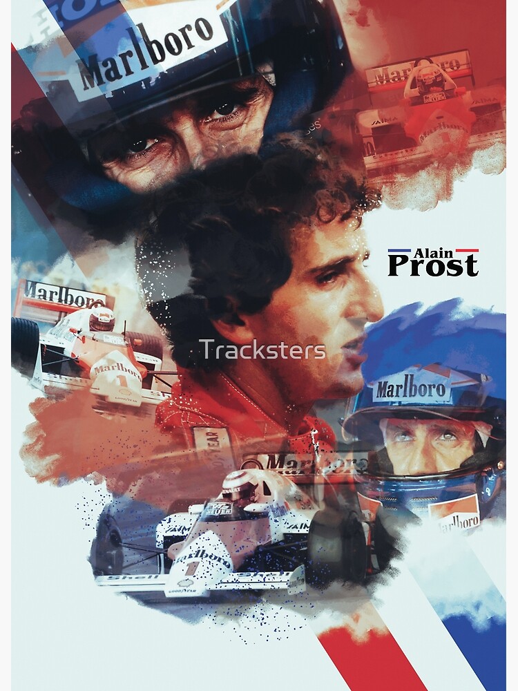 "Alain Prost" Poster for Sale by Tracksters | Redbubble