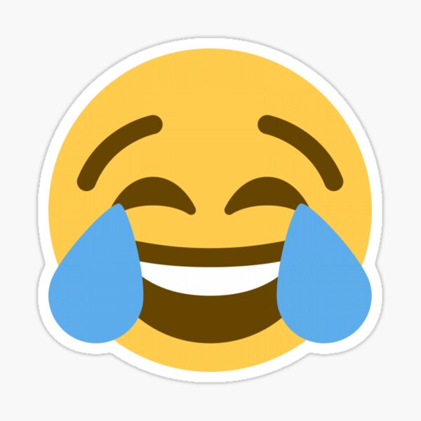 "LMAO Emoji" Sticker for Sale by Sregge | Redbubble
