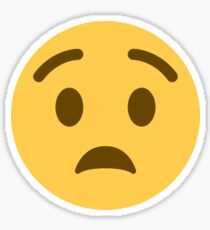 Shocked Emoji: Sticker | Redbubble