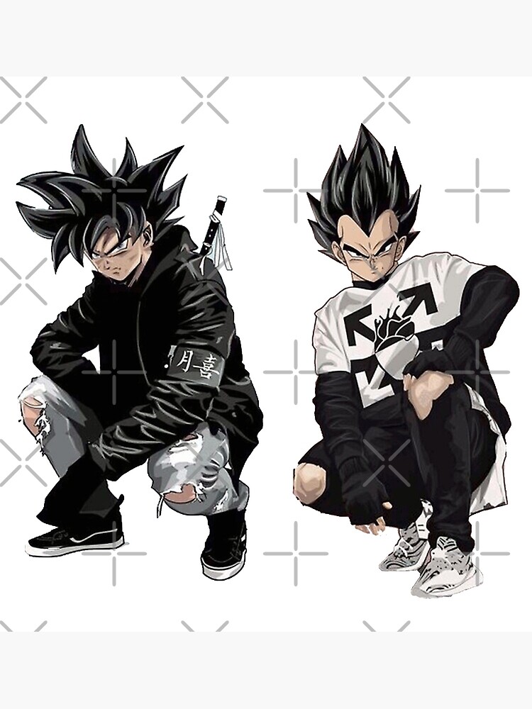 "Goku and Vegeta Drip" Art Print by aTom03 | Redbubble