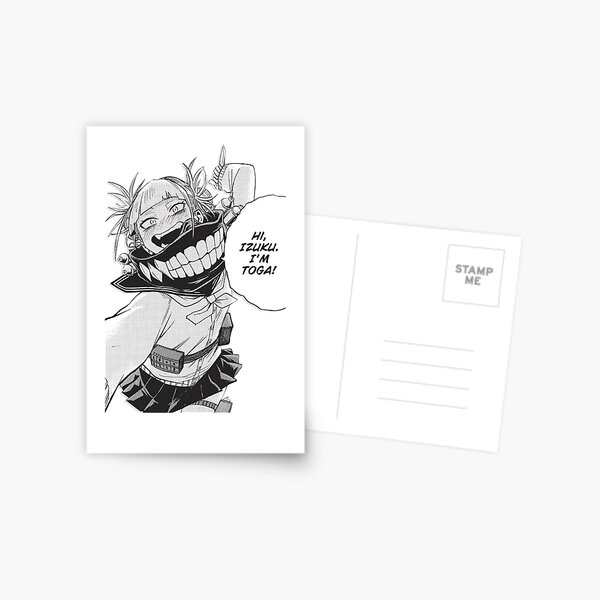 "Toga Himiko from My Hero Academia Manga" Postcard by misamassacre ...